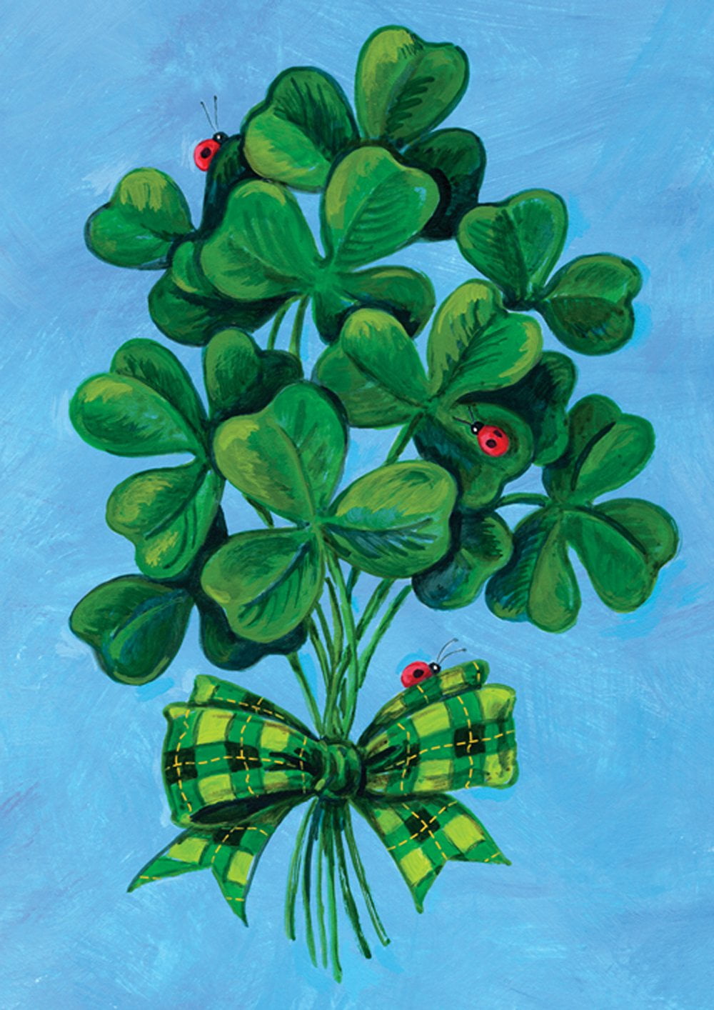 Toland Home Garden Shamrock Bouquet St Pats St Patricks Day Flag Double ...