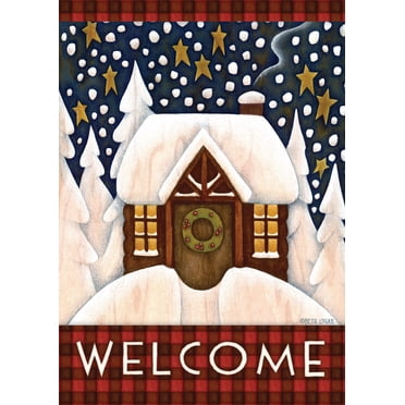 Toland Home Garden Peppermint Snowman Flag - Walmart.com