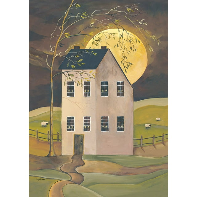 Toland Home Garden Spooky Hollow House Farm Fall Flag Double Sided ...