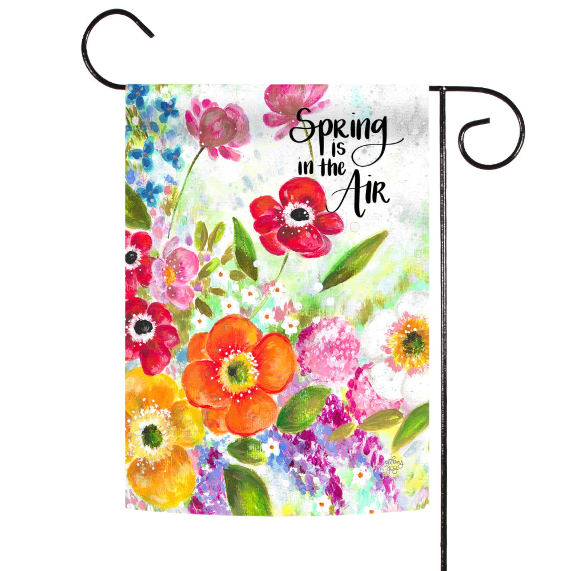 Toland Home Garden Spring Is In The Air Flower Spring Flag Double Sided ...