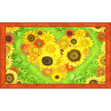 Toland Home Garden Sunflower Medley Summer Fall Door Mat 18x30 Inch ...
