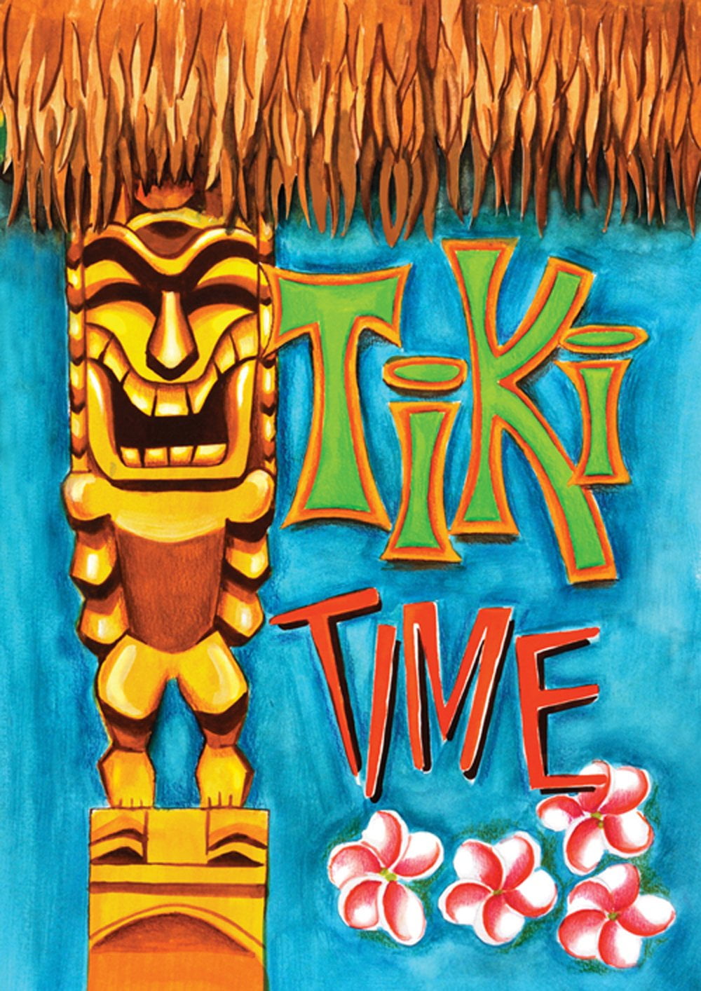Toland Home Garden Tiki Time House Flag - Walmart.com