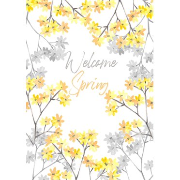 Toland Home Garden Welcome Spring Kittens Cat Spring Flag Double Sided ...