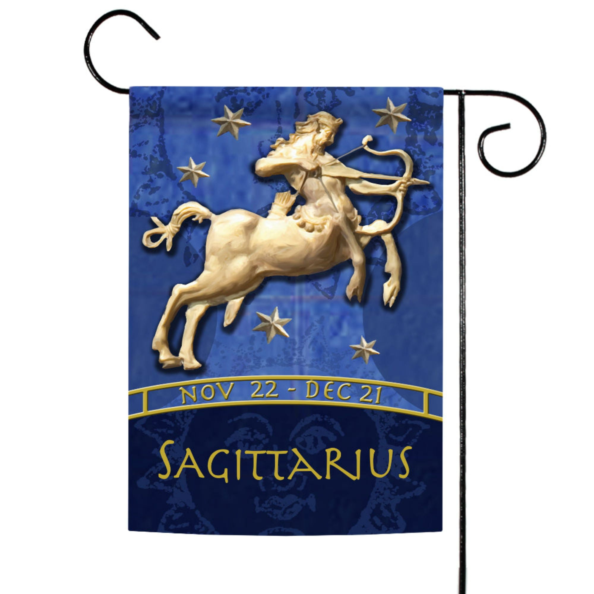 Toland Home Garden Zodiac-Sagittarius Astrological Sagittarius Flag ...