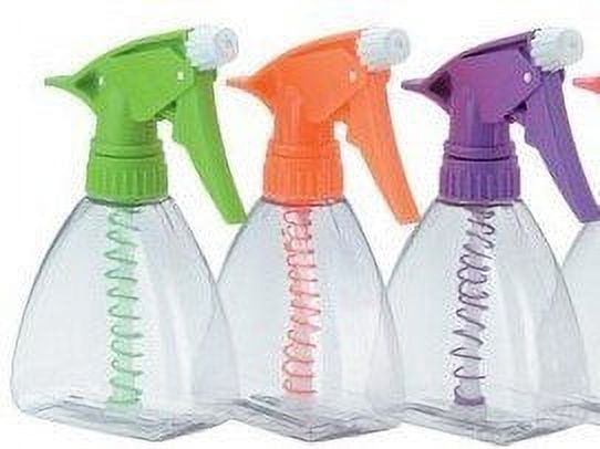 Tolco Neon Mist Spray Bottles, Pack of 3, Assorted Colors, Stable Base ...