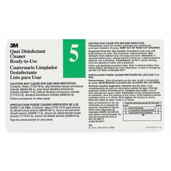 Tolco Secondary Bottle Label,Gloss Paper,PK12 340405 - Walmart.com