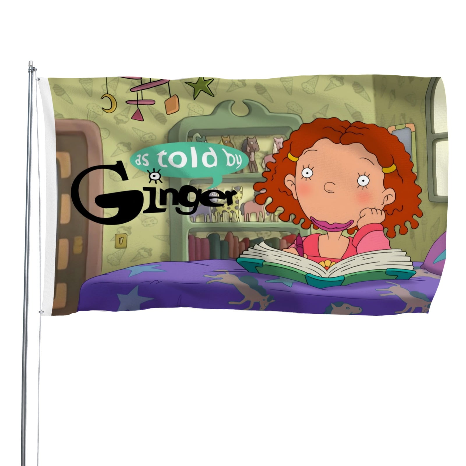 As Told by Ginger-themed Printed Flag Perfect gift for fans, friends ...