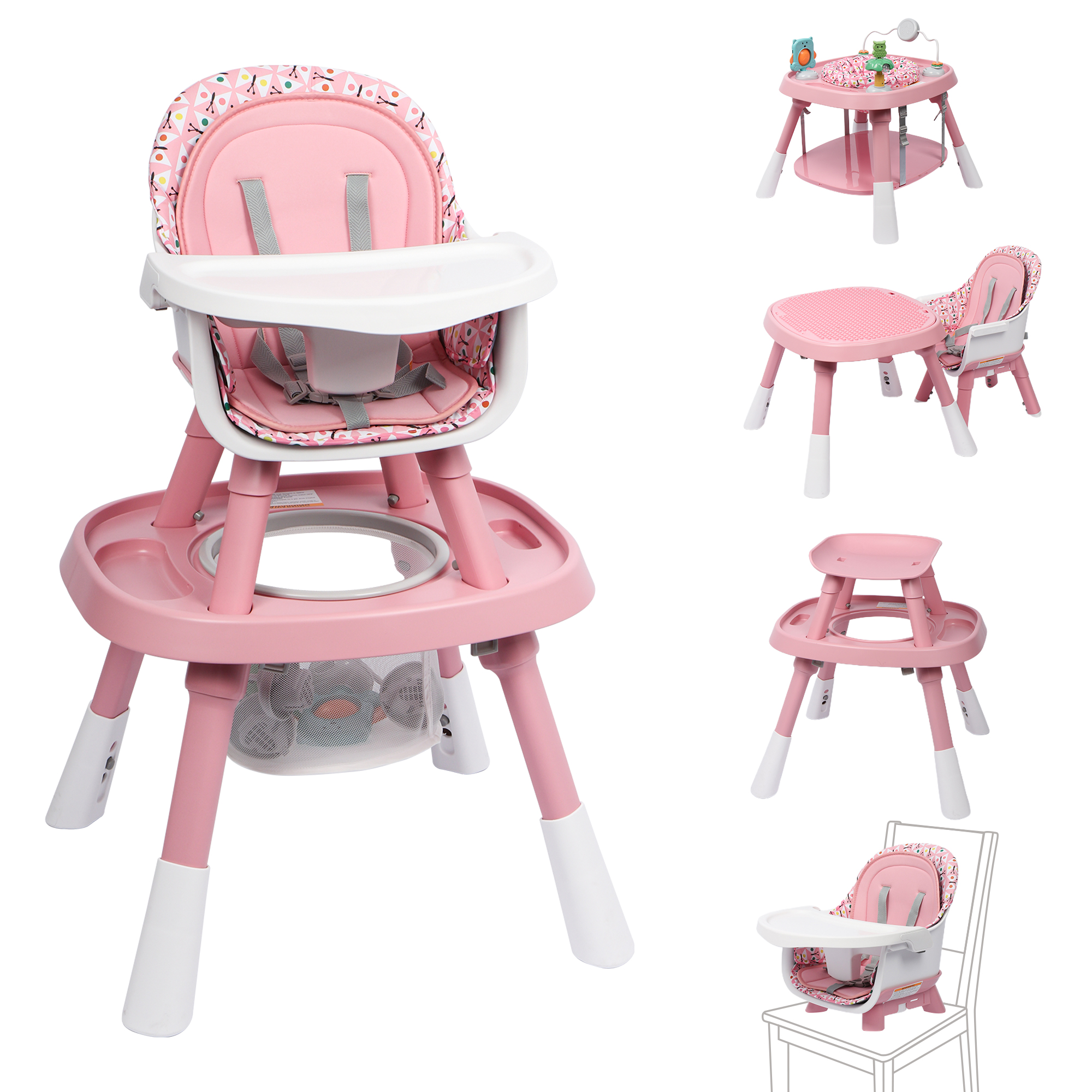 Tolead 15-in-1 Convertible High Chair, 2-in-1 Baby Highchair & Activity ...