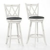 Tolead 2Pcs 24" x-Back Swivel Bar Stools with Cushioned Seat, Backrest ...