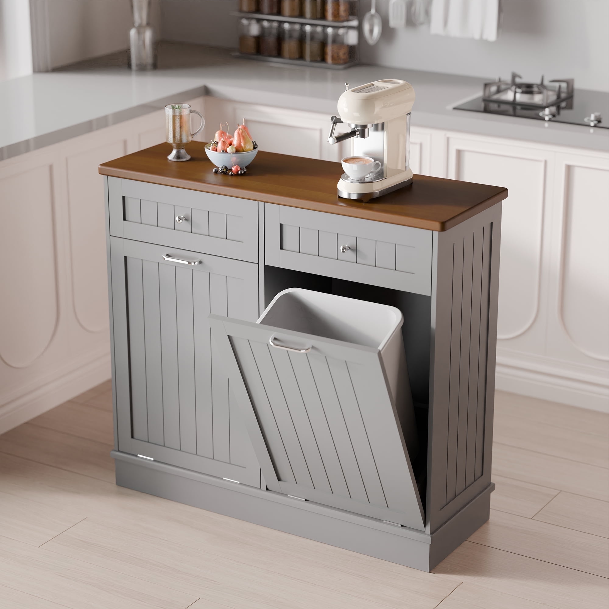 Tolead Wooden Double Tilt Out Trash Cabinet with Philippines | Ubuy