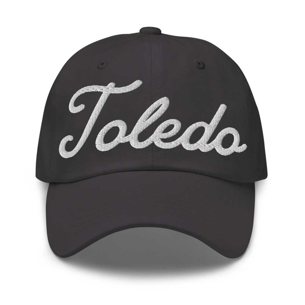 Toledo Baseball Cap Toledo Dad Hat Bold Script Massachusetts MA Hat ...