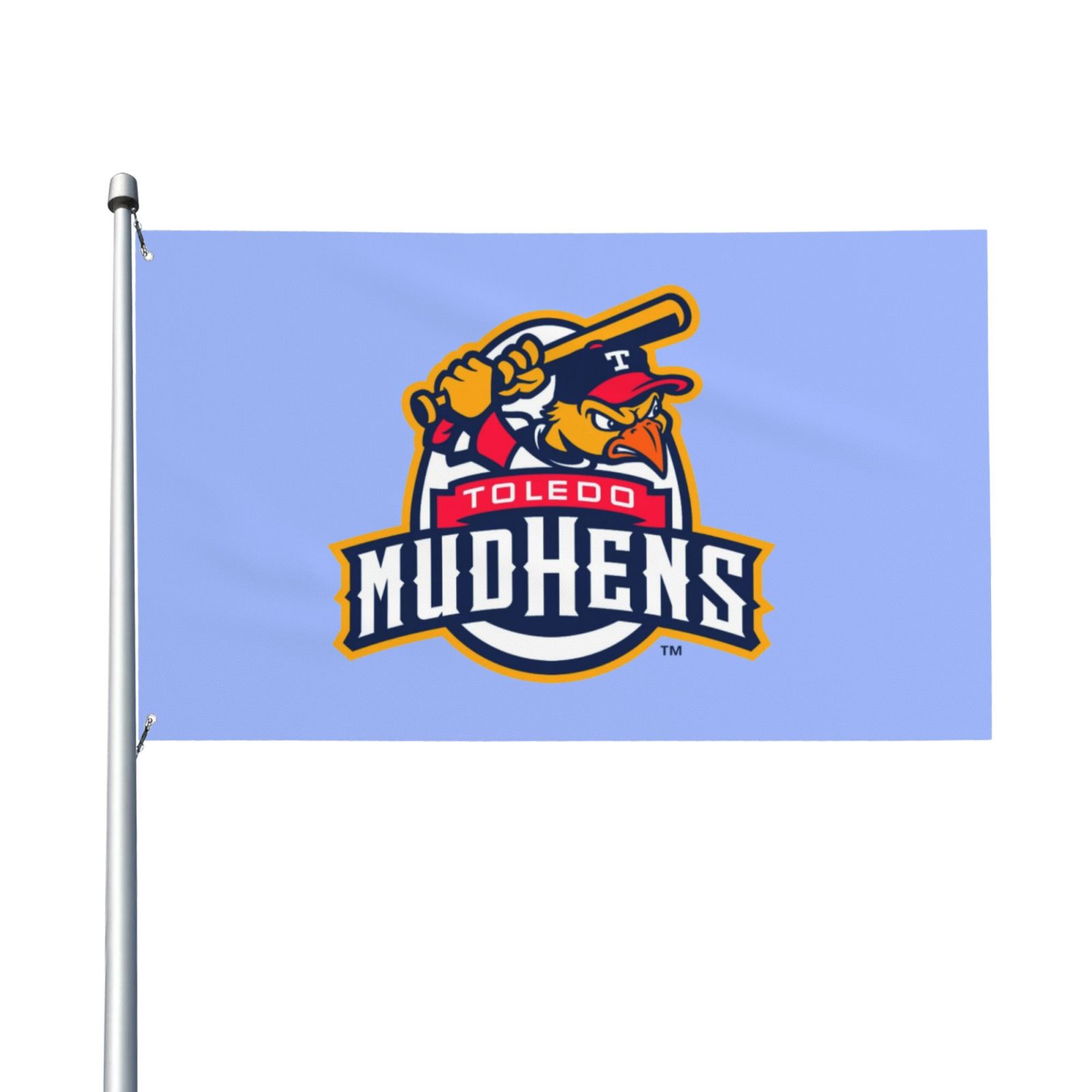 Toledo Mud Hens Flag 3x5 Outdoor ,Sewn Stripes, Stronger Brass Grommets ...