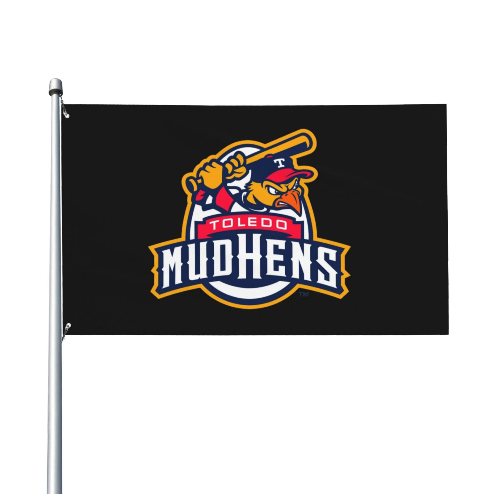 Toledo Mud Hens Flag 3x5 Outdoor ,Sewn Stripes, Stronger Brass Grommets ...