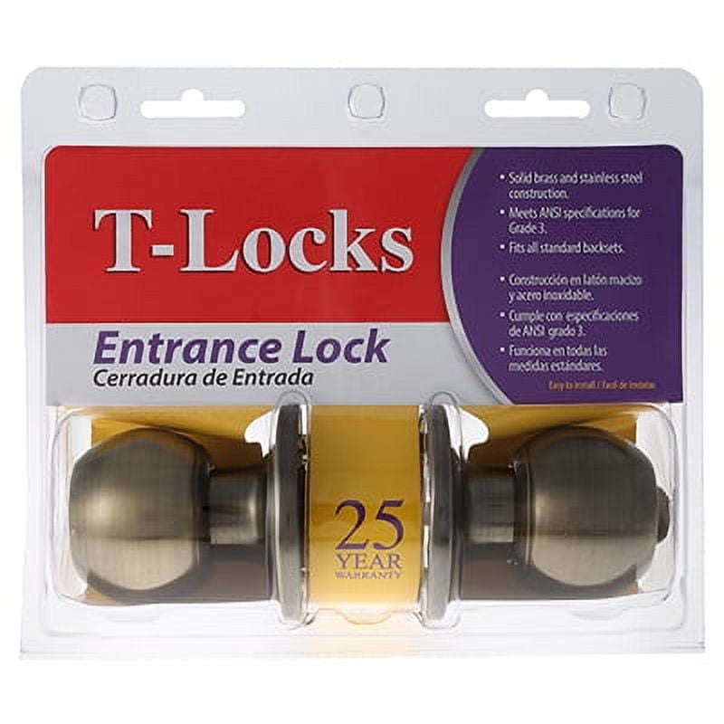 Toledo T-Locks Knob Entry - Walmart.com