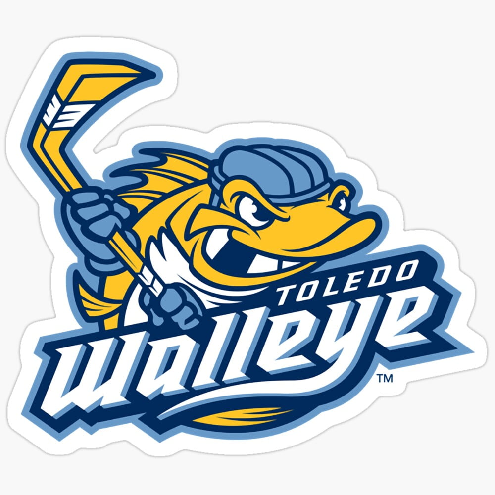 Toledo Walleye Sticker Phone Decal Water Bottle Stickers Car Decals ...