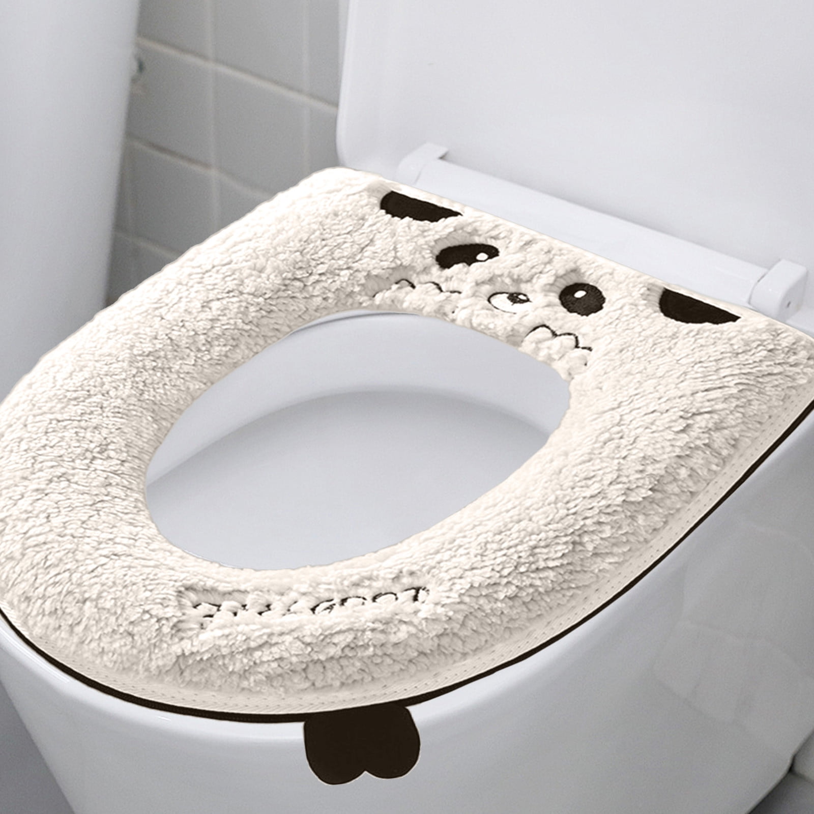 Toliet Seat Cover Skegnu Zipper Model Toilet Seat Household Embroidery ...