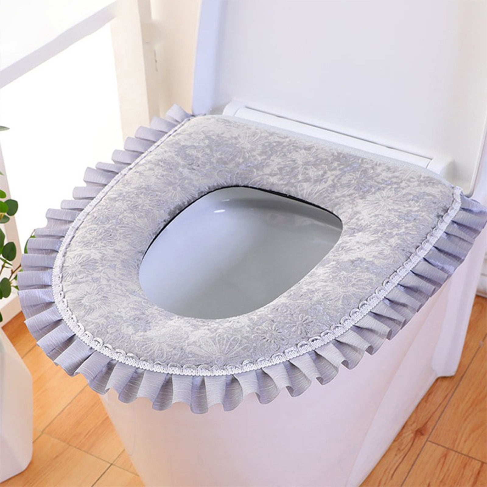 Toliet Seat Cover Skegnu Zipper Model Toilet Seat Household Embroidery ...