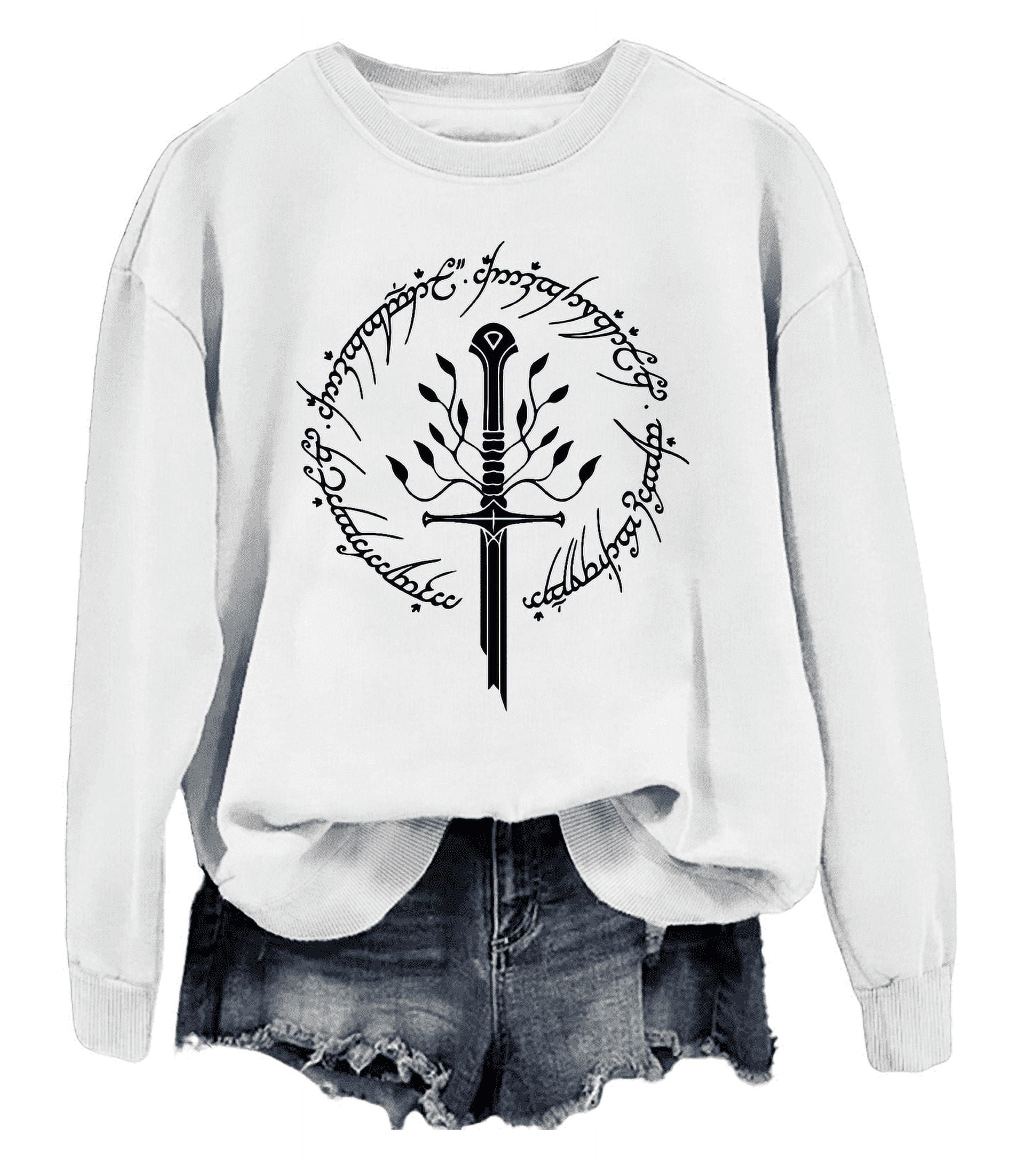 Tolkien Sweatshirt, Narsil Broken Blade Sweatshirt, Narsil LOTR ...