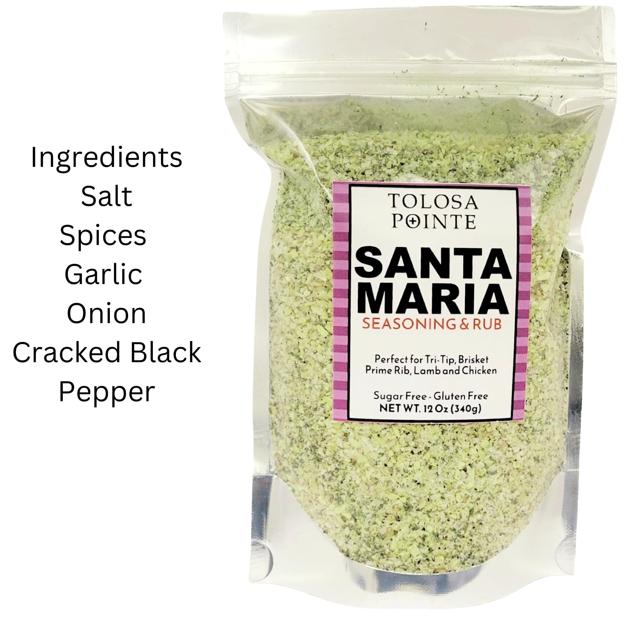 Tolosa Pointe - AJH3 Santa Maria Seasoning 12 Oz Tri Tip, Steak ...