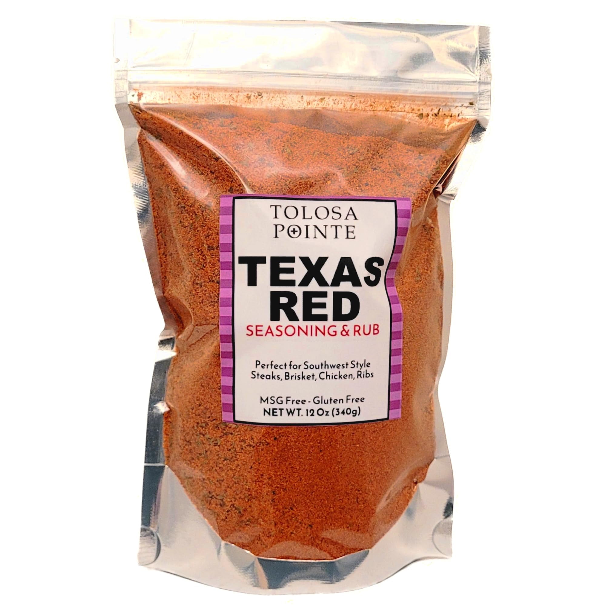 Tolosa Pointe Red Steak Seasoning, BBQ BSL1 Rub 12 Oz - Winning Brisket ...