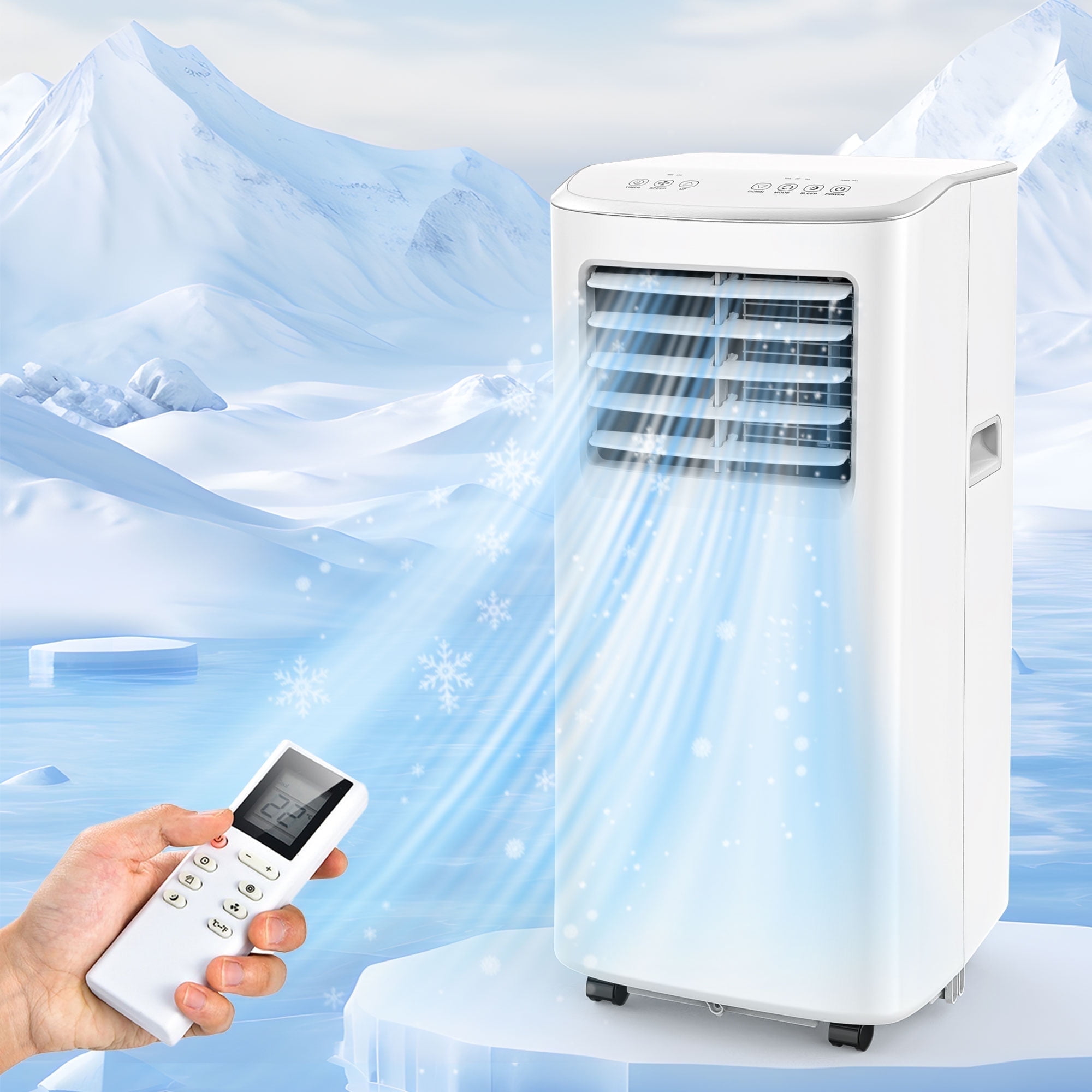 Tolsprint 8500 BTU Ashrae Portable Air Conditioners,3 In1 Air ...