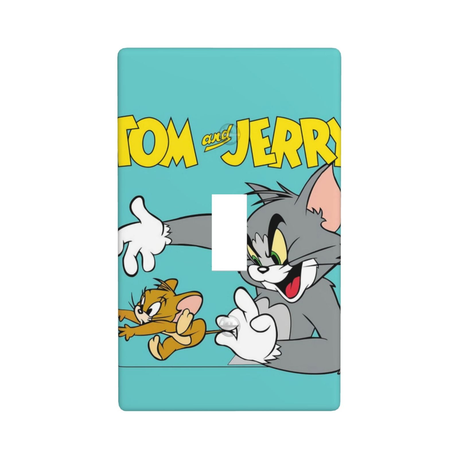 Tom And Jerry Anime Light Switch Cover Plates, Single Lever Wall Plate ...