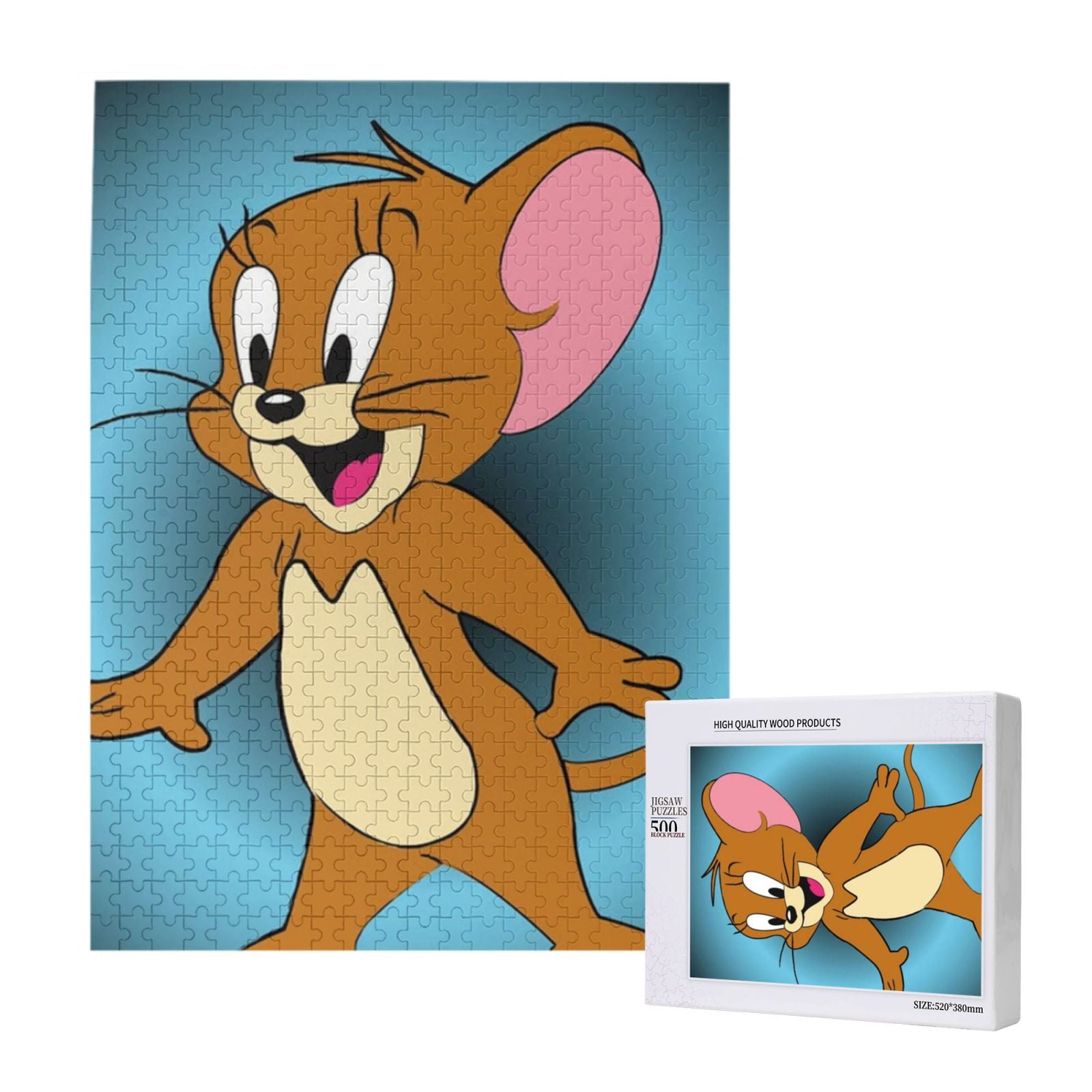 Tom And Jerry Anime Puzzles Boys Girls Teens 300/500/1000 Piece Wooden ...