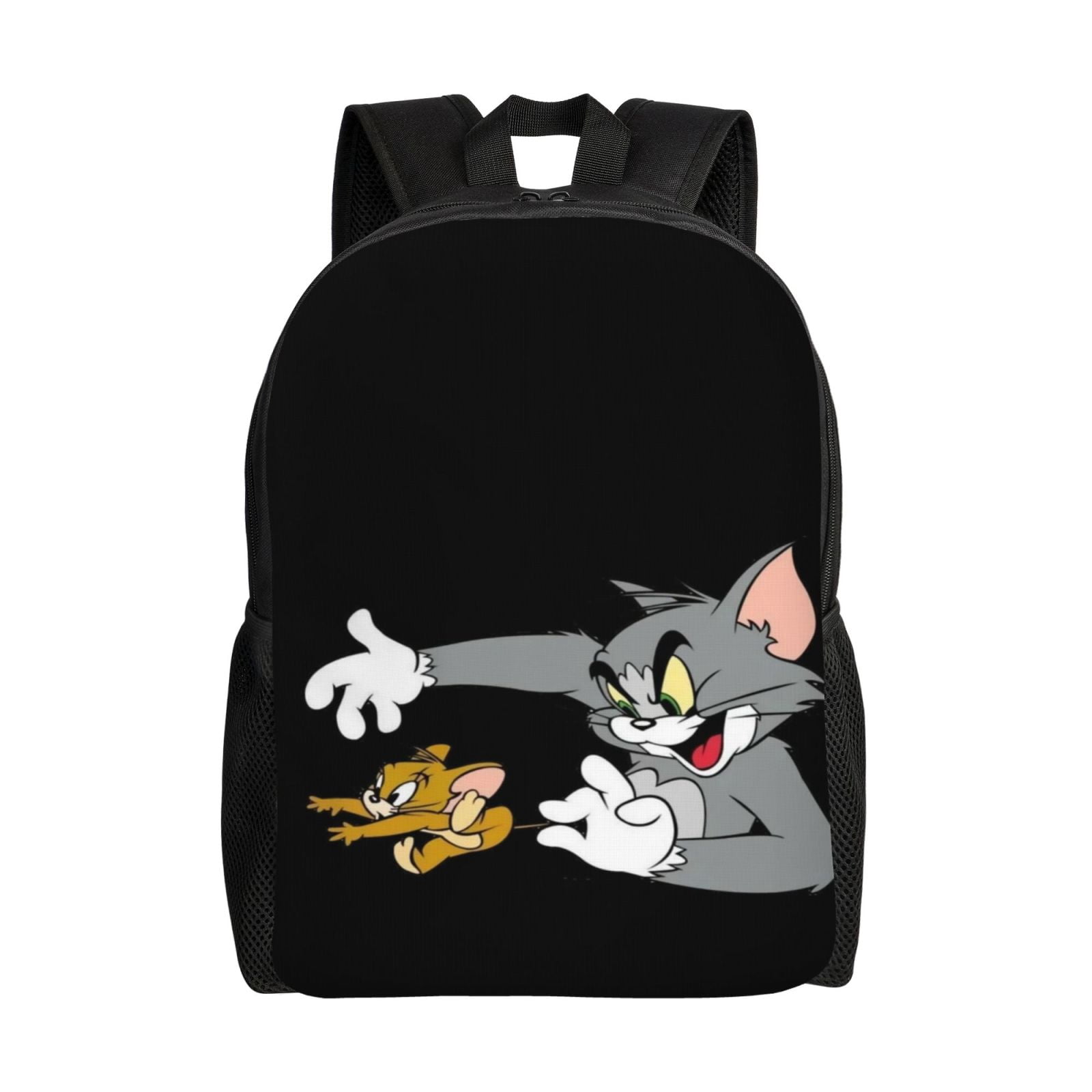 Tom And Jerry Backpack, 3D Printed Cartoon Laptop Bag Bookbag ...
