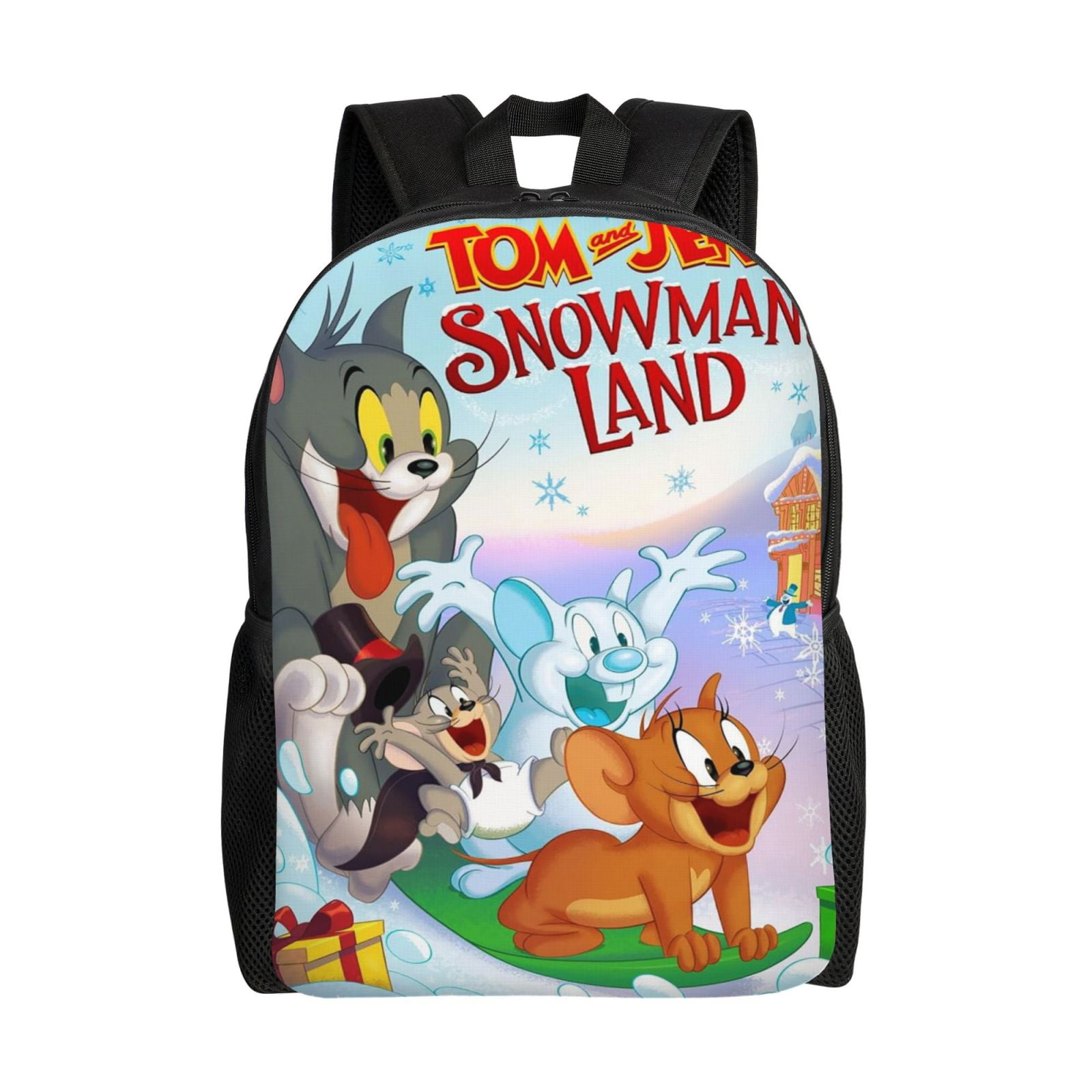 Tom And Jerry Backpack Book Bags Casual Daypack For Travel Work Office ...