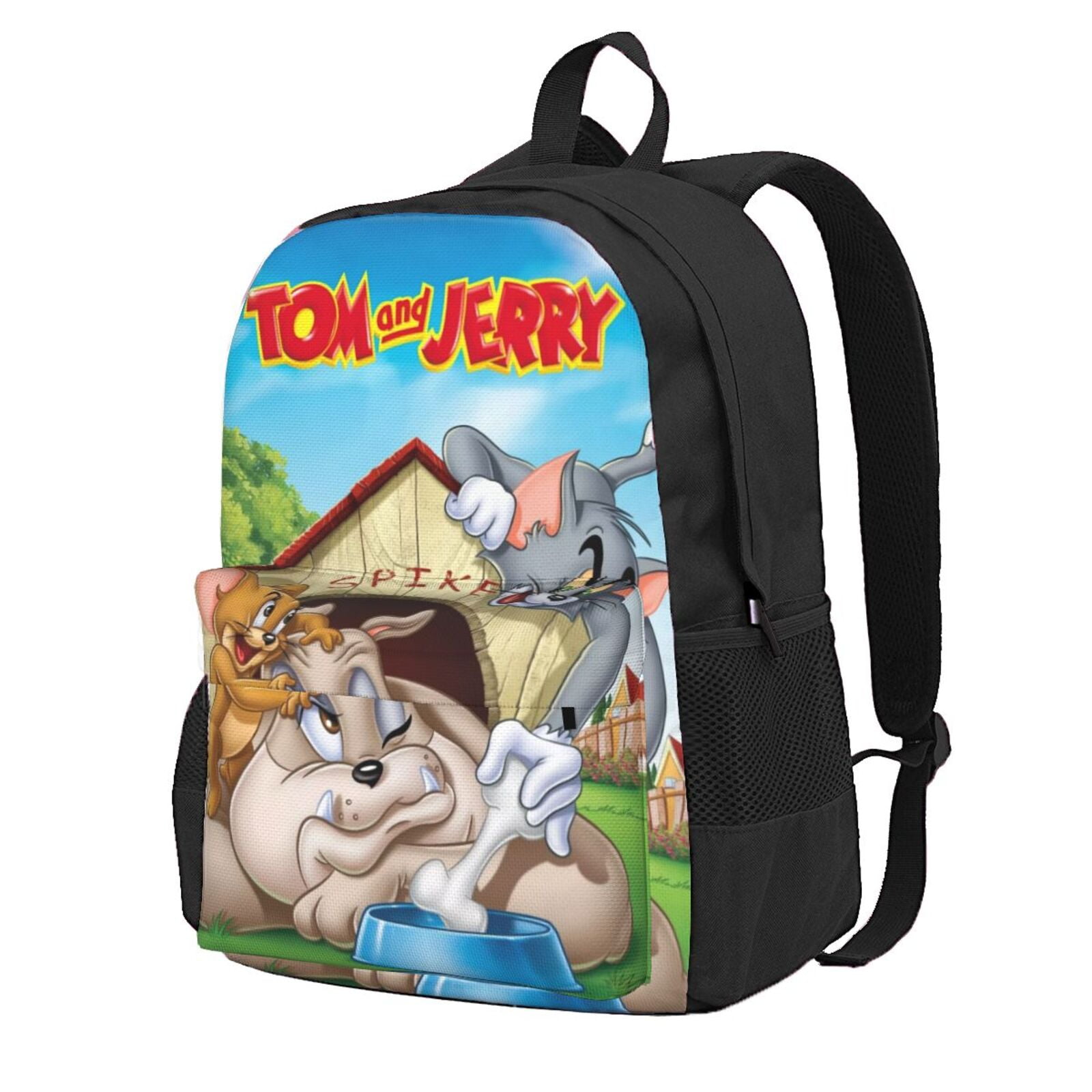 Tom And Jerry Backpack Book Bags Casual Daypack For Travel Work Office ...