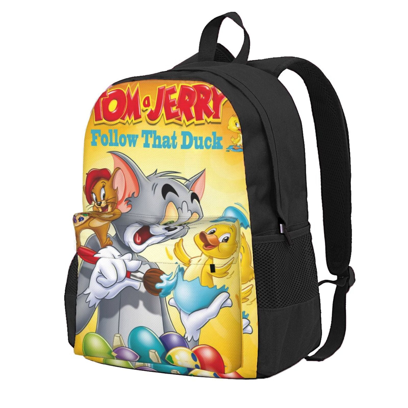 Tom And Jerry Backpack Book Bags Casual Daypack For Travel Work Office ...