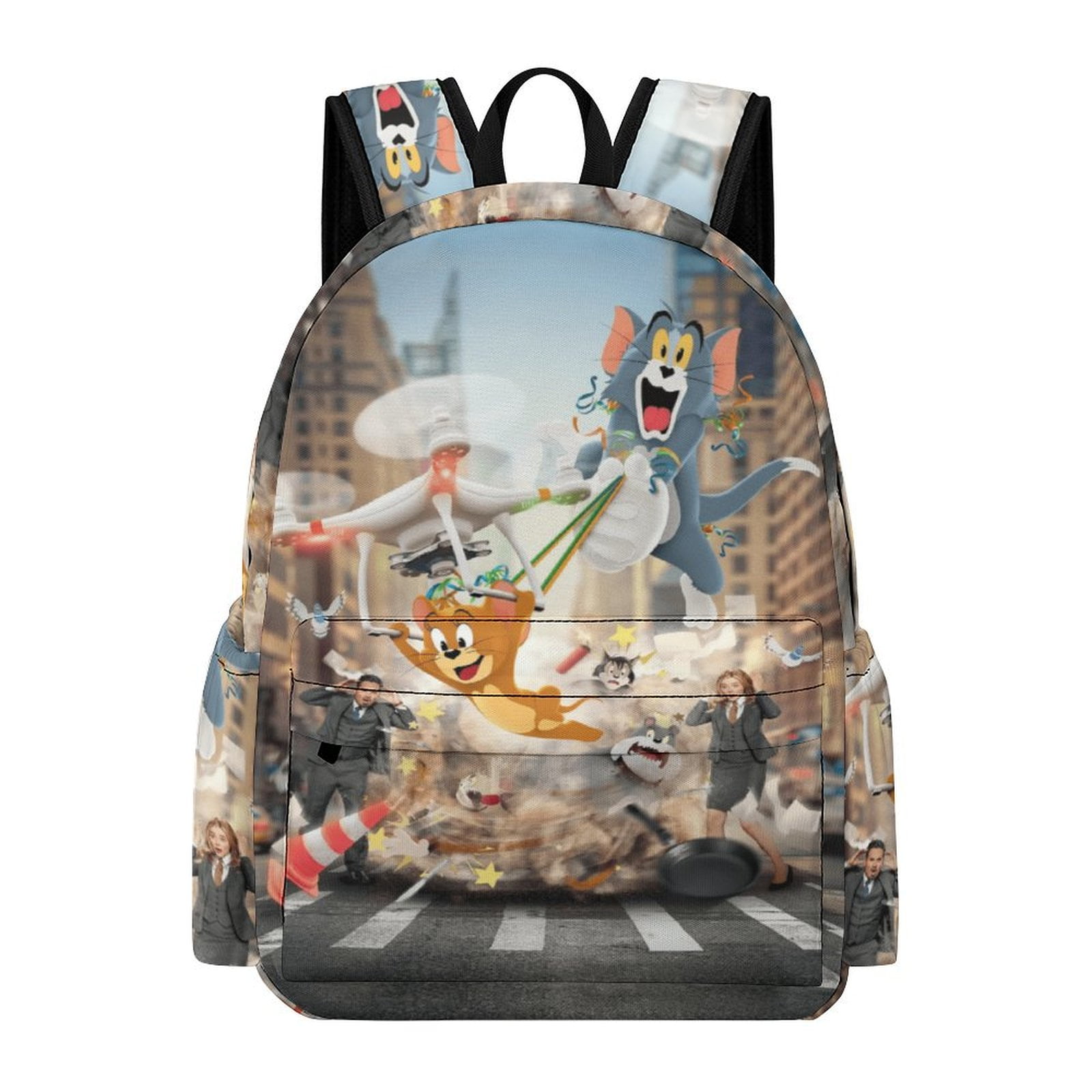 Tom And Jerry Backpack Bookbag Casual Daypack Travel Backpacks for Work ...