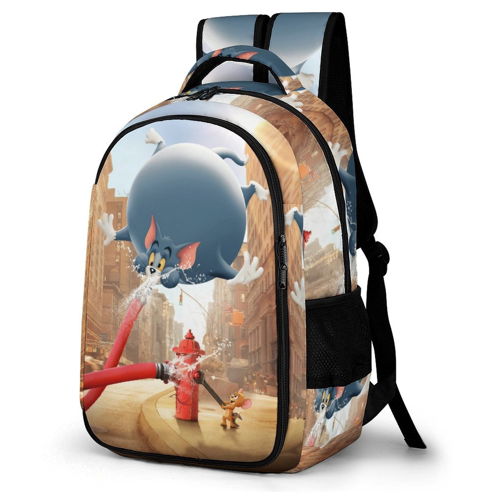 Tom And Jerry Backpack Bookbag Casual Daypack Travel Backpacks for Work ...