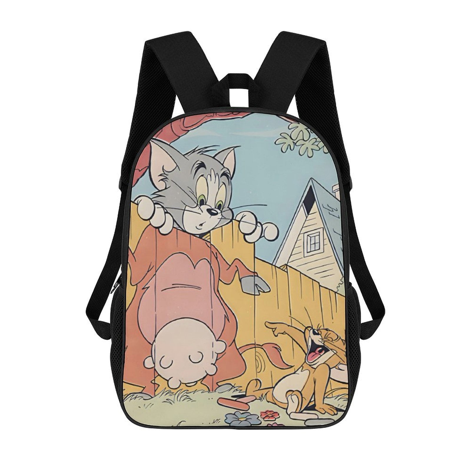 Tom And Jerry Backpack, Large Capacity Backpack, 17 Inch Laptop ...