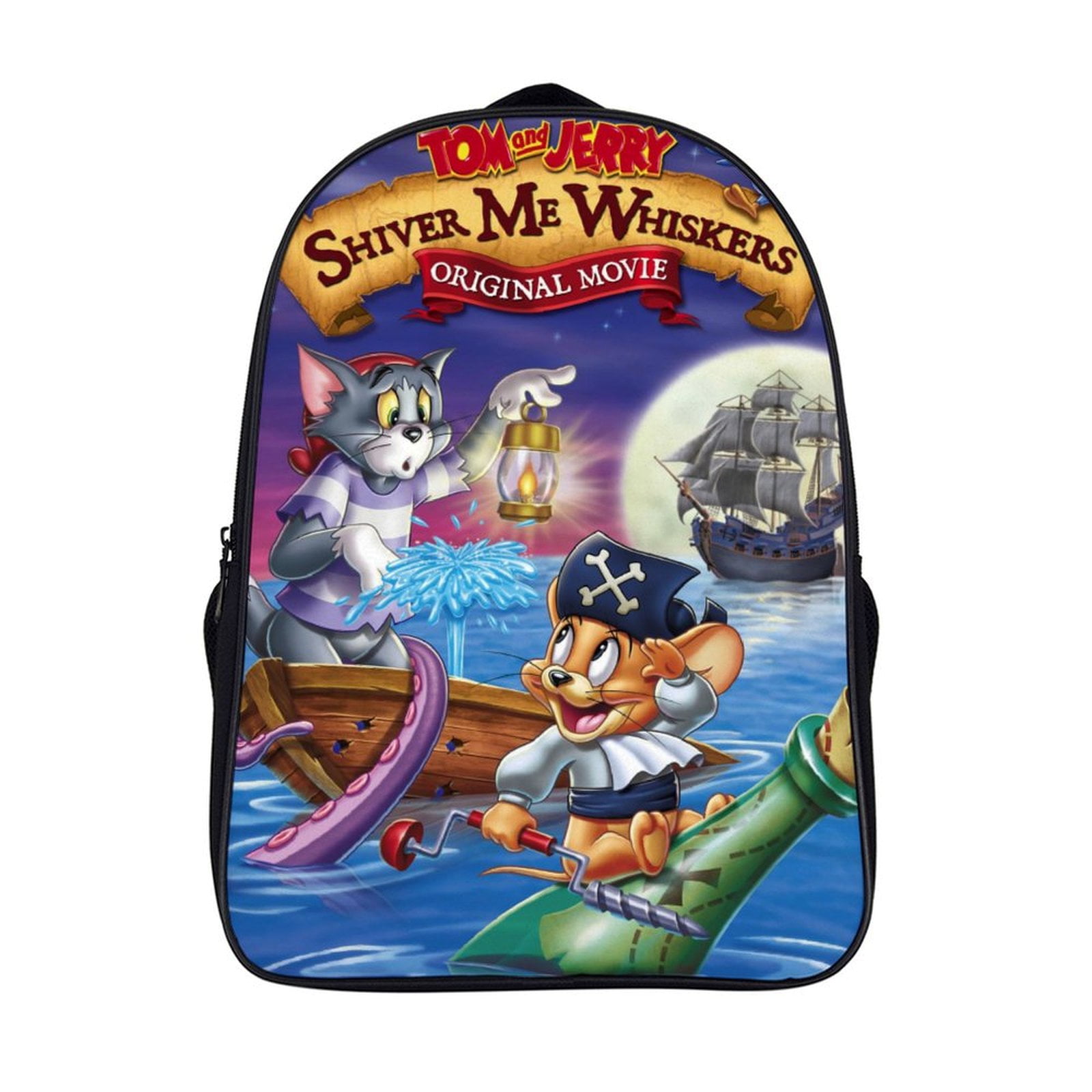 Tom And Jerry Backpacks 16 Inch Bookbag Casual Daypack Backpacks for ...