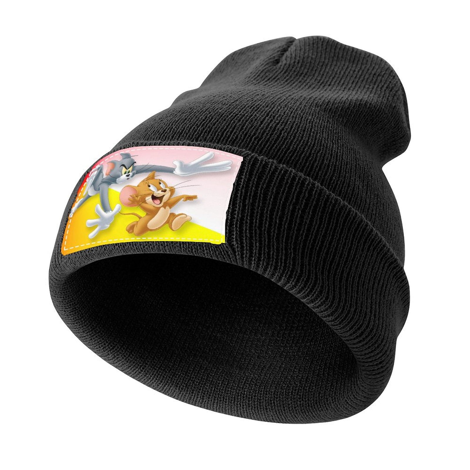 Tom And Jerry Beanie Men Slouchy Knit Skull Cap Warm Stocking Hats Guys ...