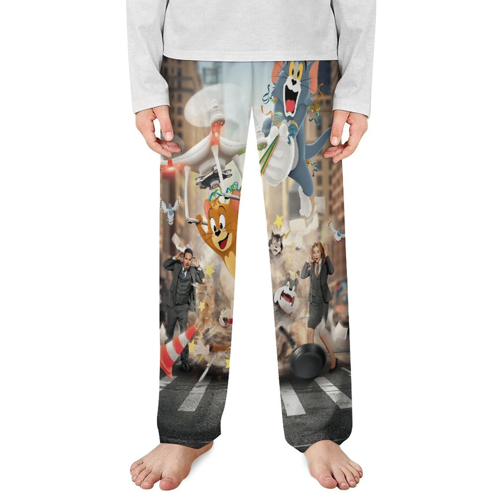 Tom And Jerry Boys Pajama Pants Long Sleep Pants Soft Elastic Waist ...