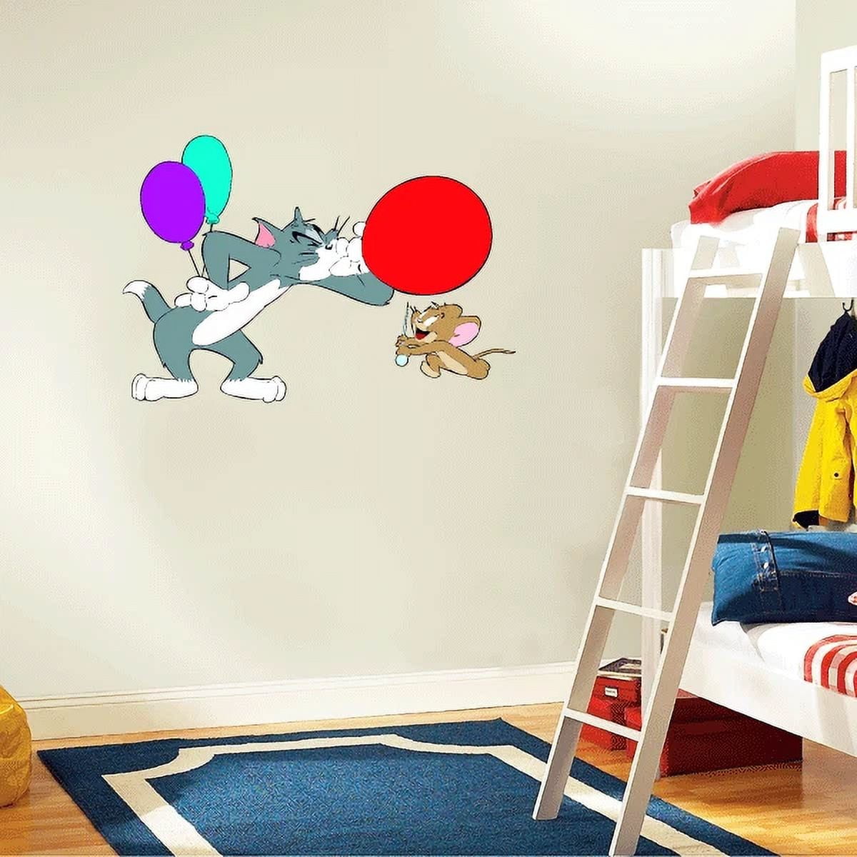 Tom And Jerry Cartoon Wall Decor Sticker Phone Decal Water Bottle ...