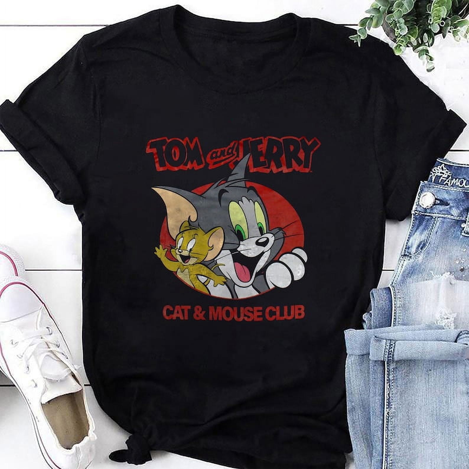 Tom And Jerry Cat & Mouse Club T-Shirt, Tom And Jerry Shirt Fan Gifts ...