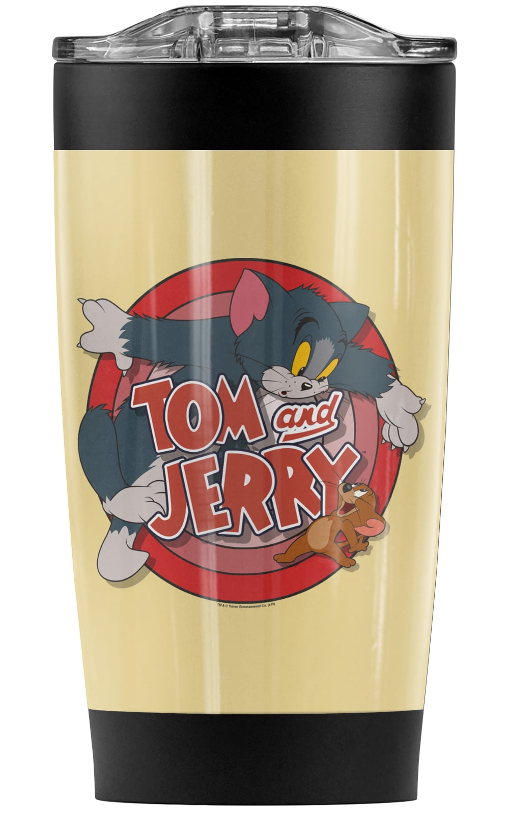 Tom And Jerry/Cat & Mouse Stainless Steel Tumbler 20 oz Coffee Travel ...