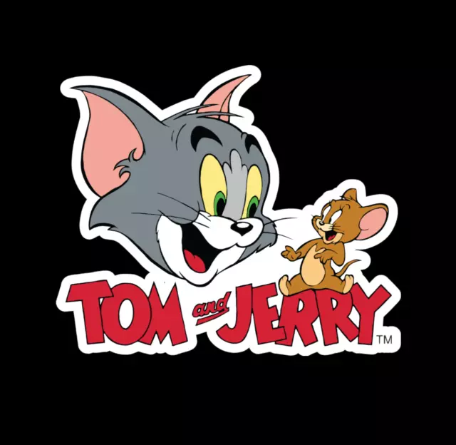 Tom And Jerry Die Cut Sticker Phone Decal Water Bottle Stickers Car ...