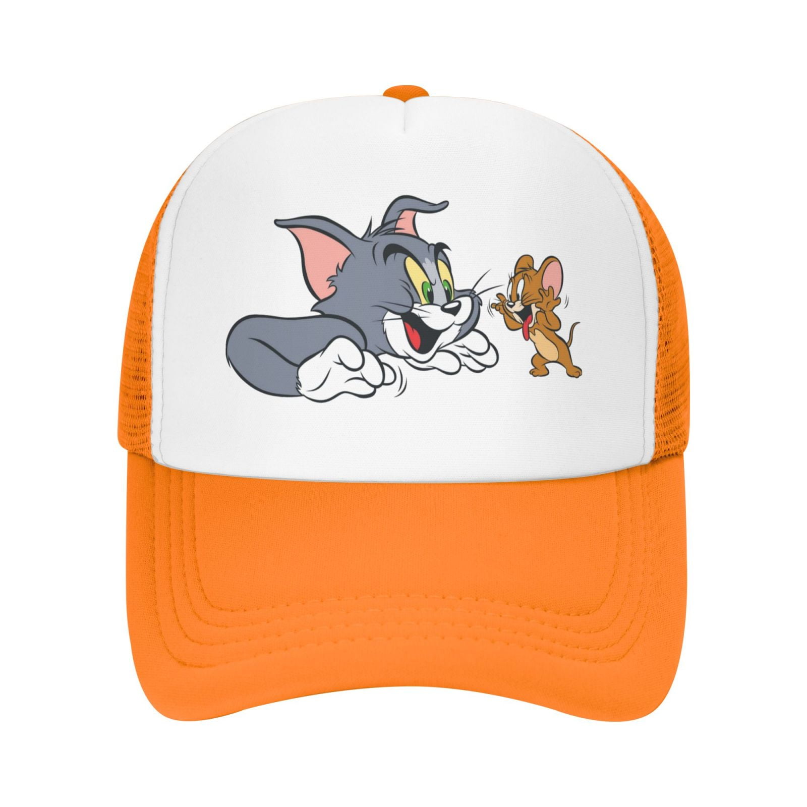 Tom And Jerry Hat, Truck Hat Adjustable Snapback, Baseball Cap With Mesh, Unisex Sports Cap ...