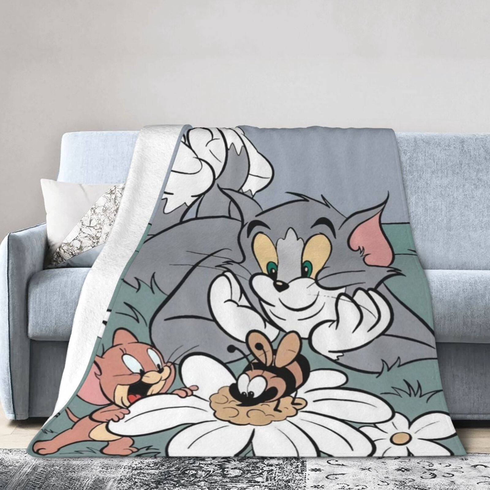 Tom And Jerry Hotel Blanket, Anime Blanket For Bed, Sofa Blanket, Ultra ...