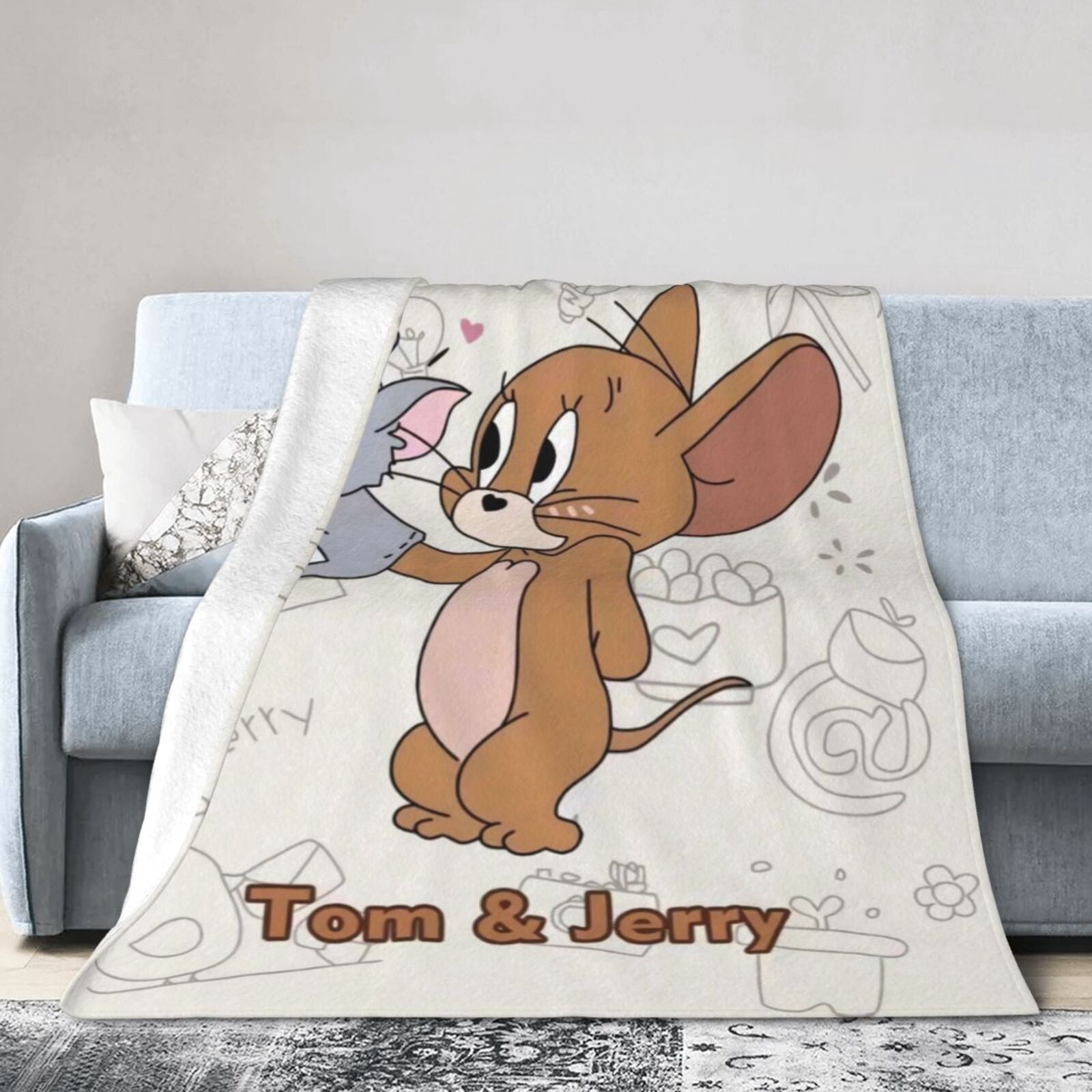 Tom And Jerry Hotel Blanket, Anime Blanket For Bed, Sofa Blanket, Ultra ...