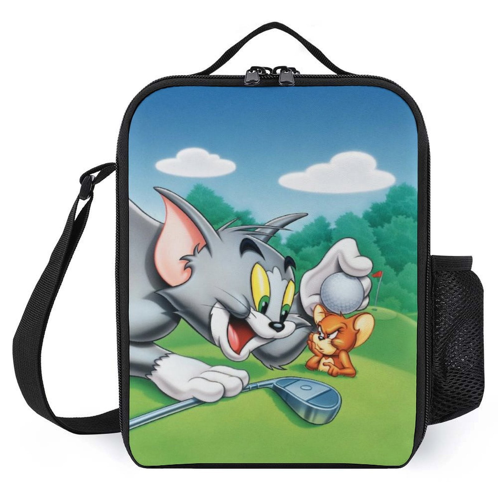 Tom And Jerry Insulated Lunch Bag Large Capacity Lunch Tote Reusable ...