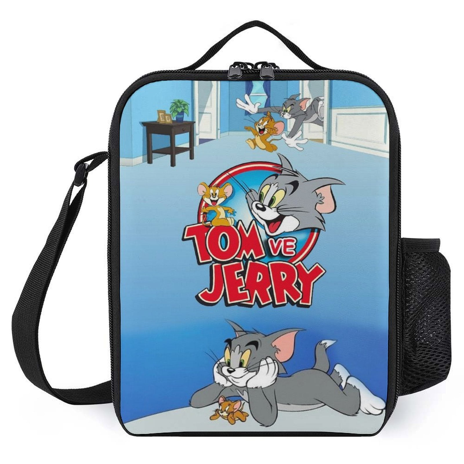 Tom And Jerry Insulated Lunch Bag Large Capacity Lunch Tote Reusable ...
