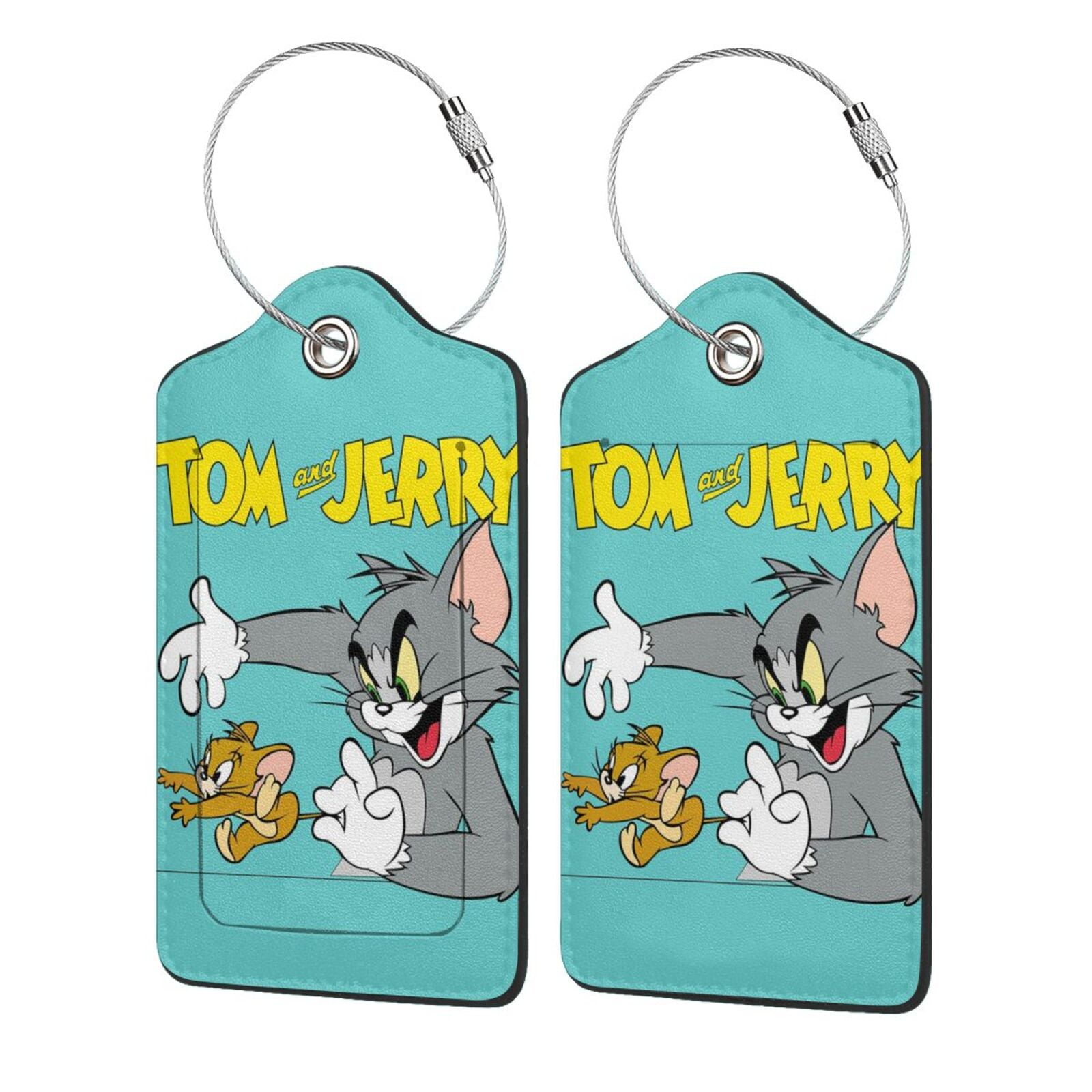 Tom And Jerry Luggage Tags for Suitcases Travel ID Identification ...