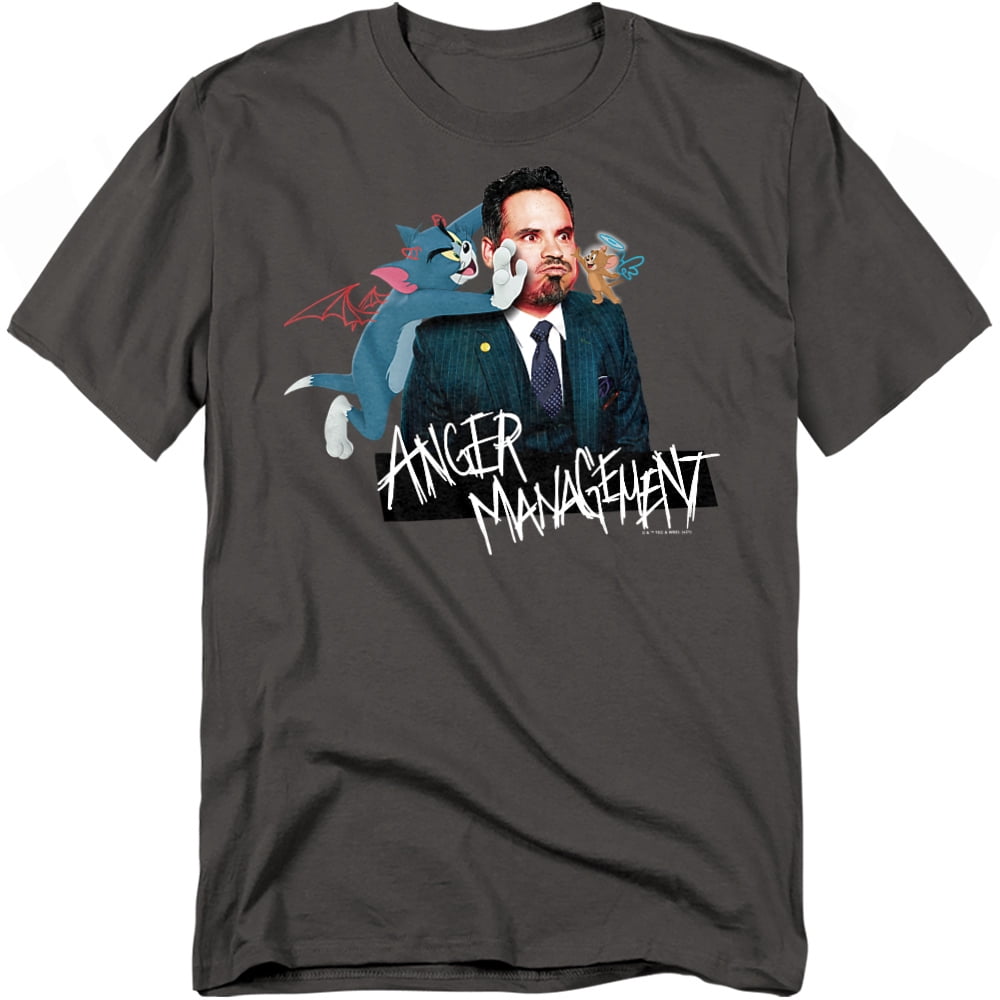 Tom And Jerry Movie T-Shirt Anger Management Unisex Graphic Tee For Men ...