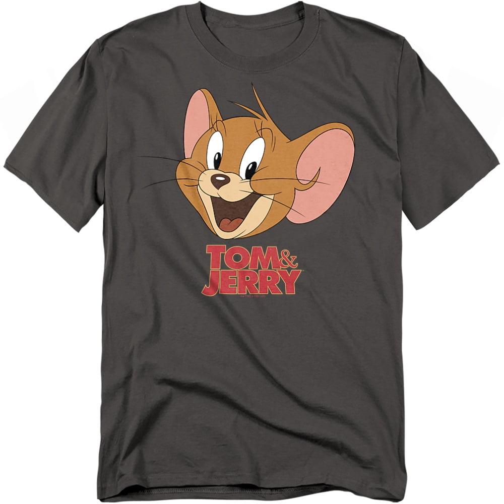 Tom And Jerry Movie T-Shirt Jerry Head Unisex Graphic Tee For Men ...