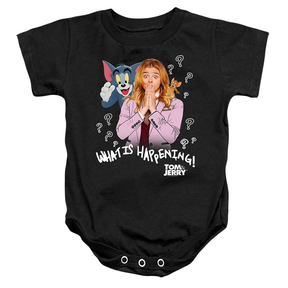 Tom And Jerry Movie What Is Happening Unisex Infant Snap Suit for Baby ...